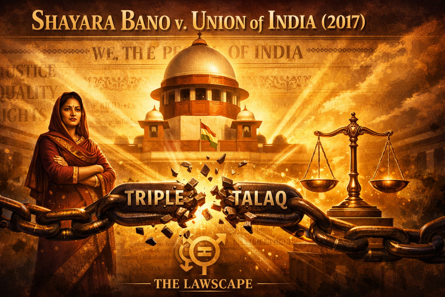 Shayara Bano v. Union of India (2017) 9 SCC 1 - The Lawscape