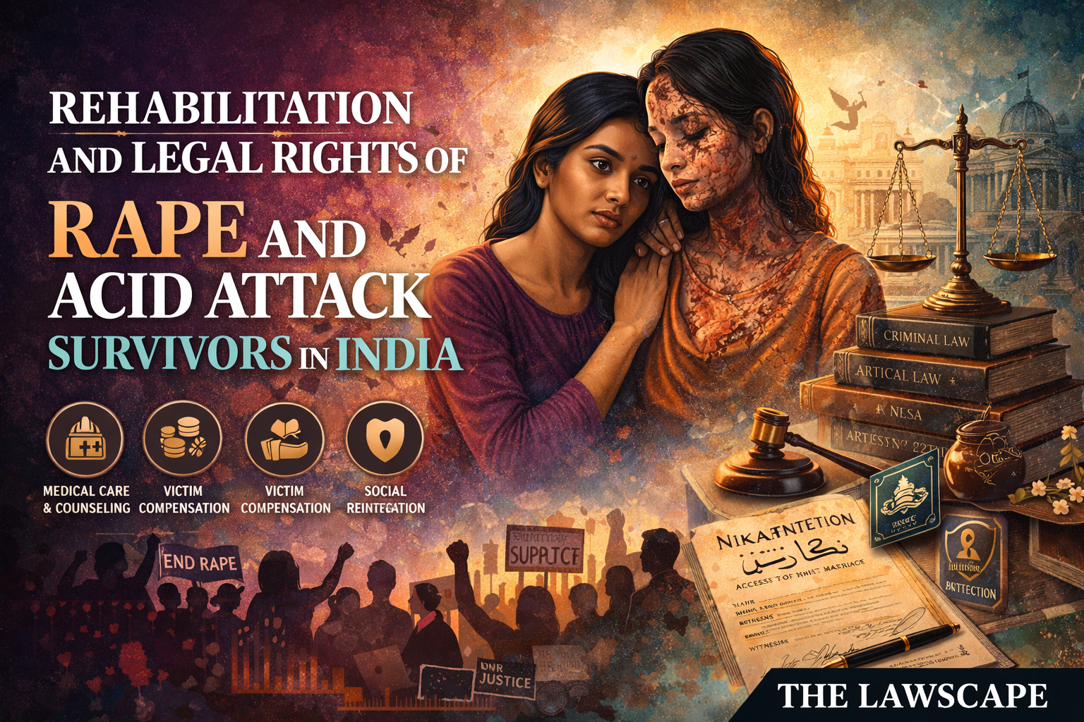 REHABILITATION AND LEGAL RIGHTS OF RAPE AND ACID ATTACK SURVIVORS IN ...